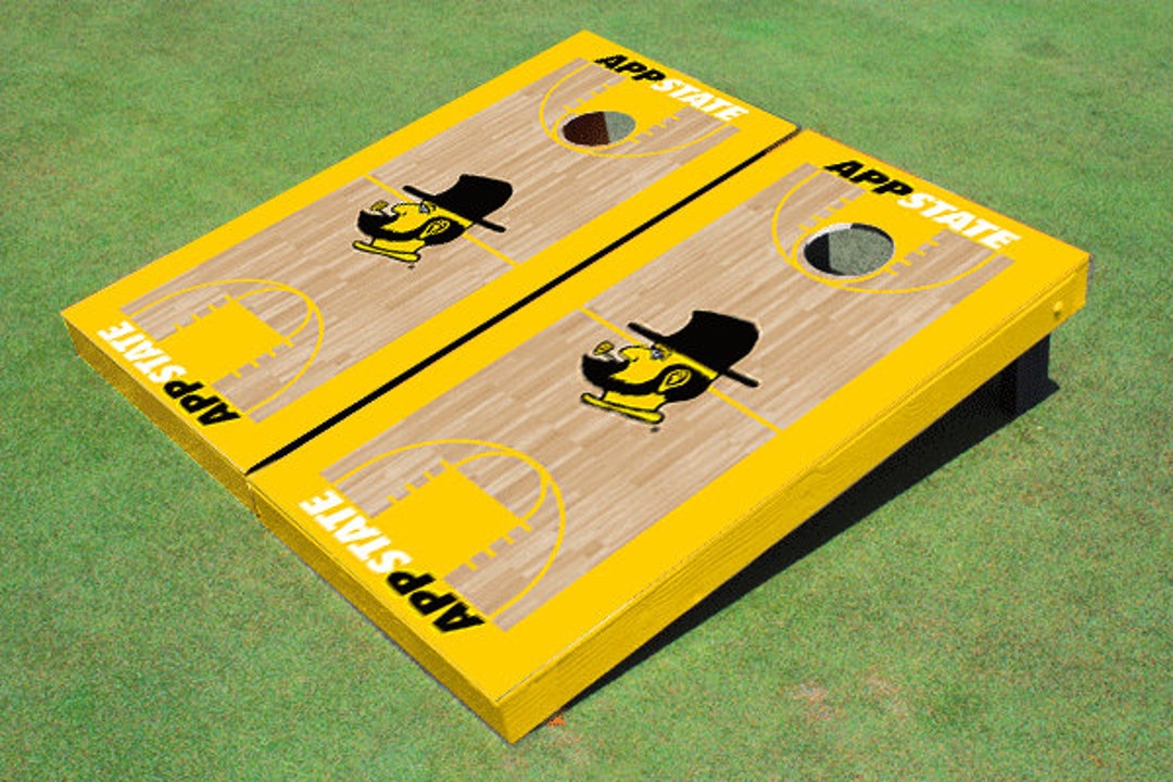 Appalachian State University "yosef" Matching Yellow Basketball Court ...