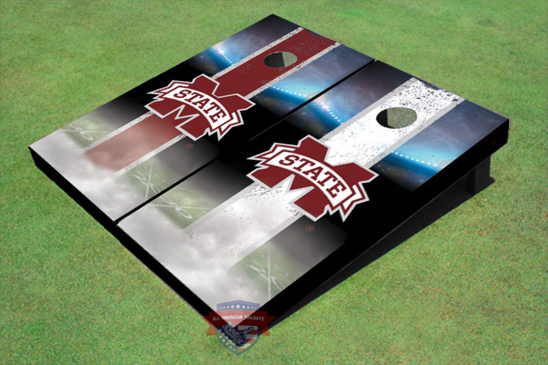 Corn Hole NCAA Mississippi State University "m" Field Long Strip ...