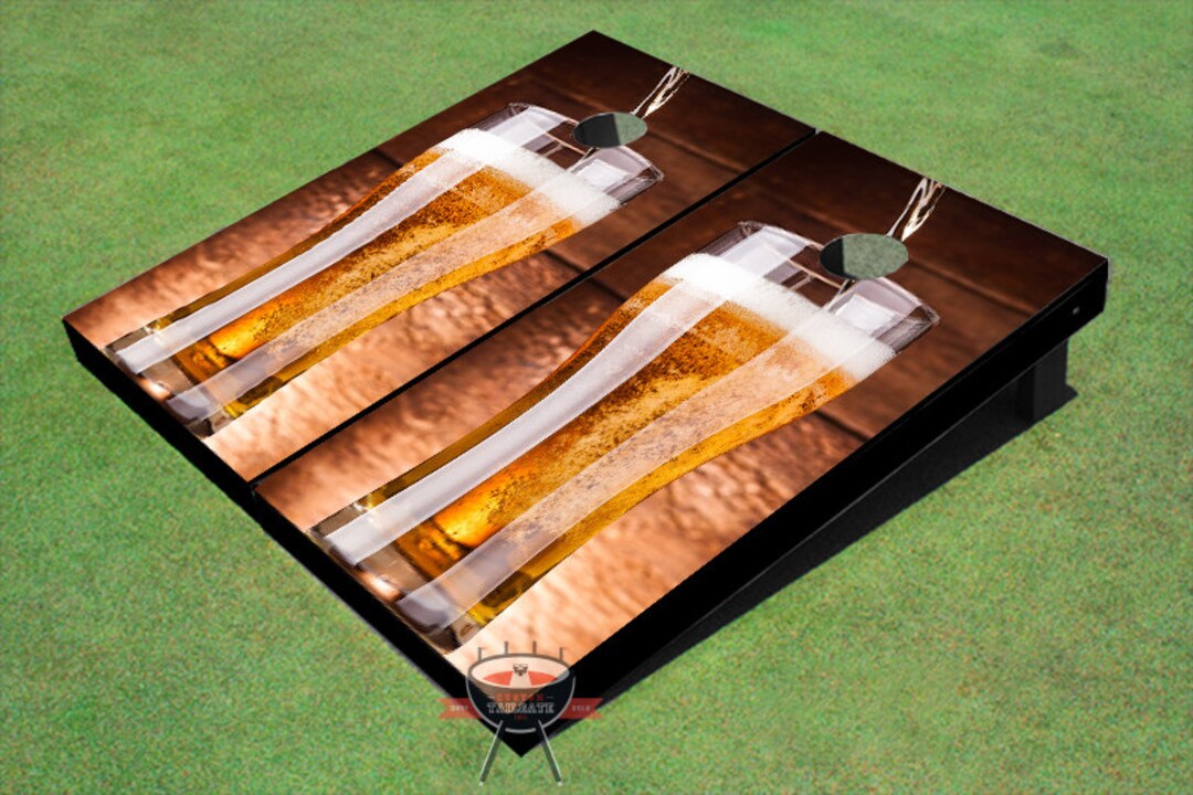 Custom Corn Hole Pilsner Beer Graphic Cornhole Boards - Etsy