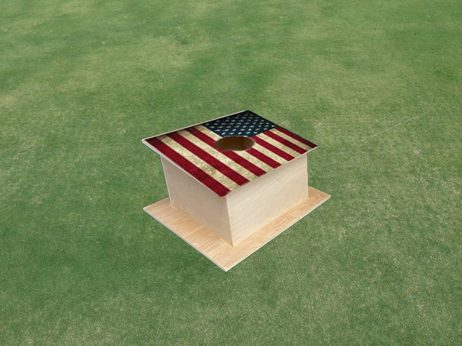 American Flag Cornhole Air Mail Box - Etsy