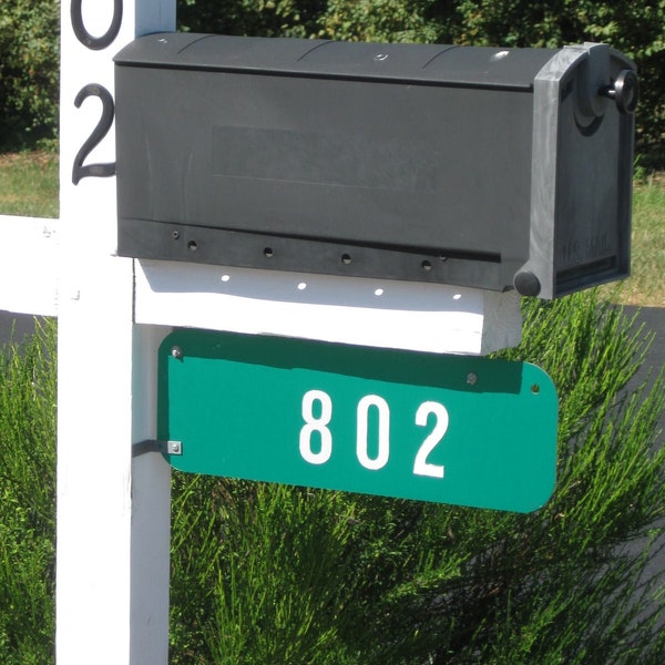 Reflective House Number Sign Vertical - Etsy