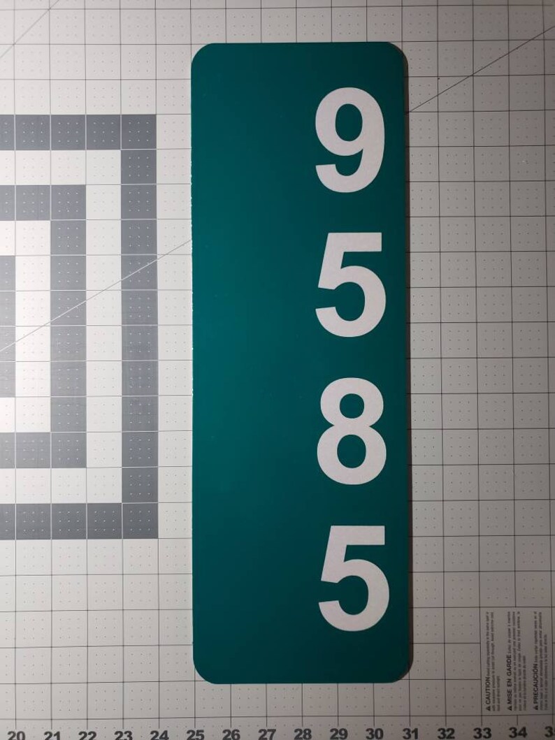 911 Reflective House Number Sign, Street Sign, First Responder Sign - Etsy
