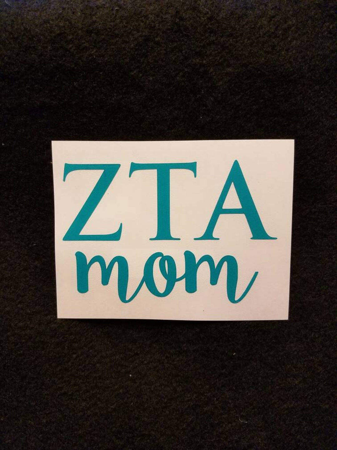 ZTA Mom Decal, Window Decal, ZTA Decal, Mom Decal, Sorority Mom, ZTA ...