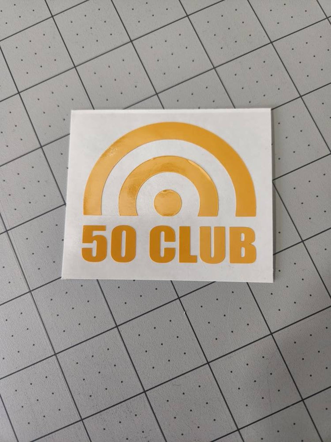 Archery 50 Club Decal, Archery Perfect Score, Archery Target - Etsy
