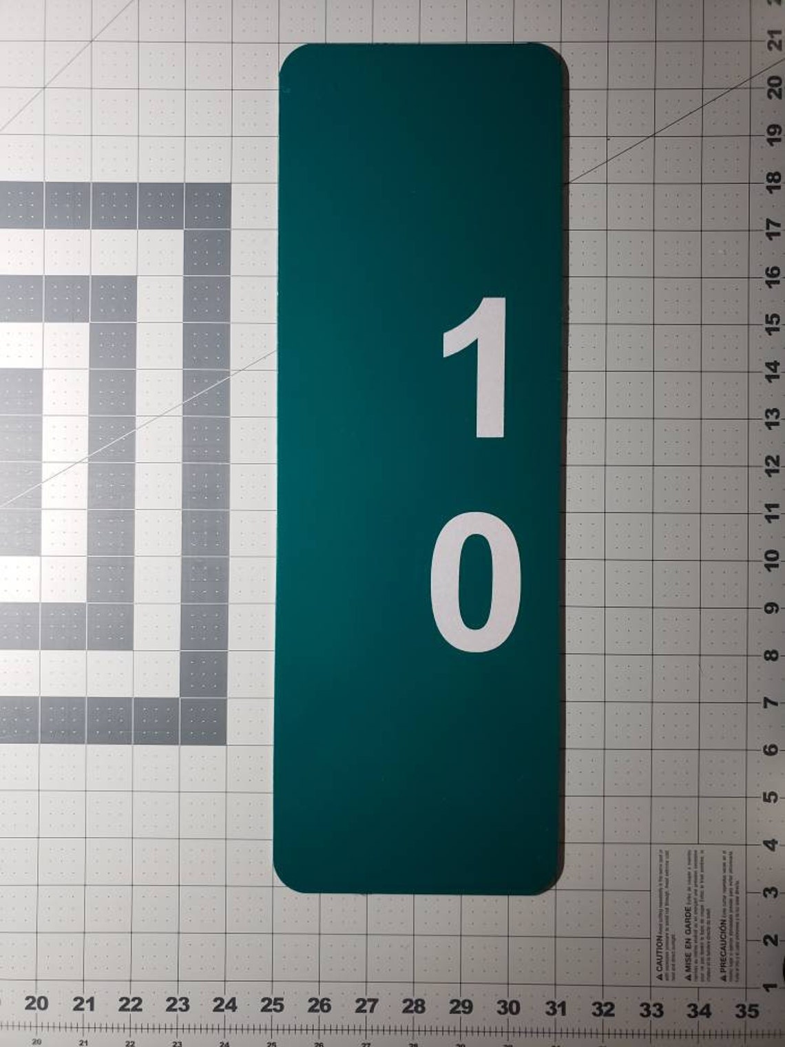 911 Reflective House Number Sign Street Sign First Responder | Etsy