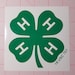 4-H Logo Decal - Etsy
