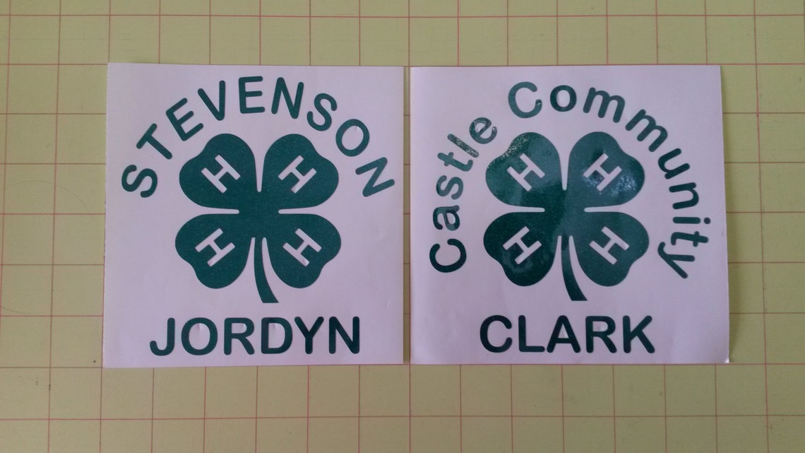4-H Logo Decal - Etsy