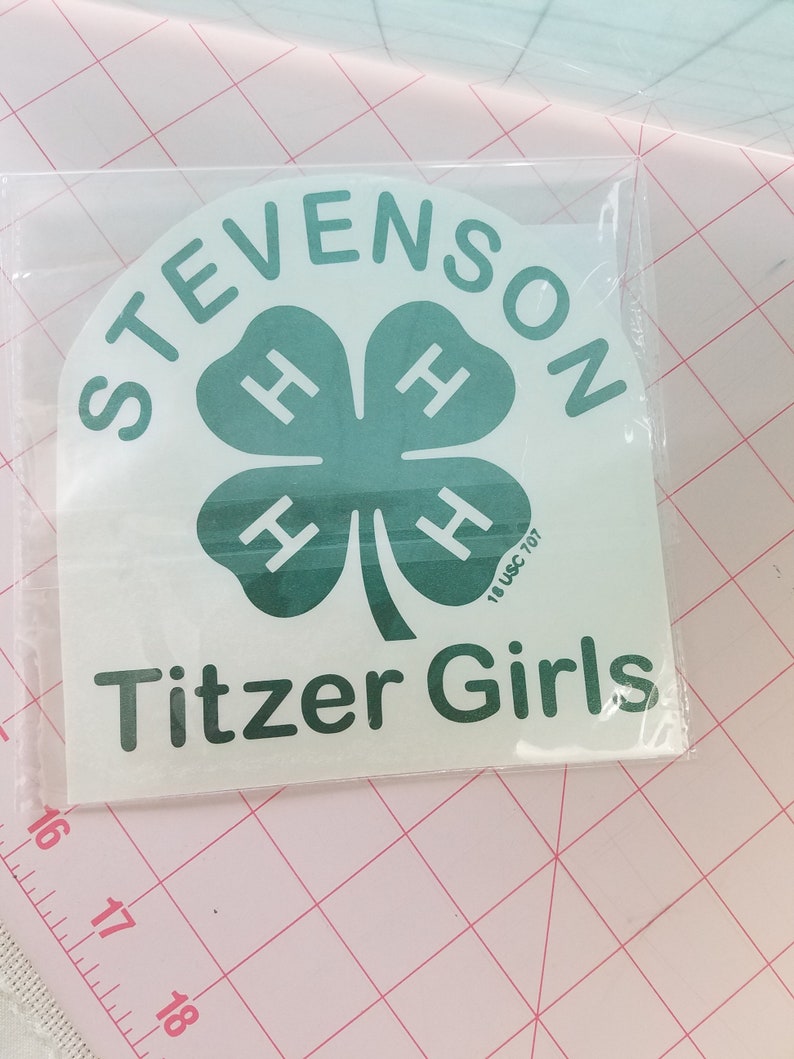 4-H Logo Decal - Etsy