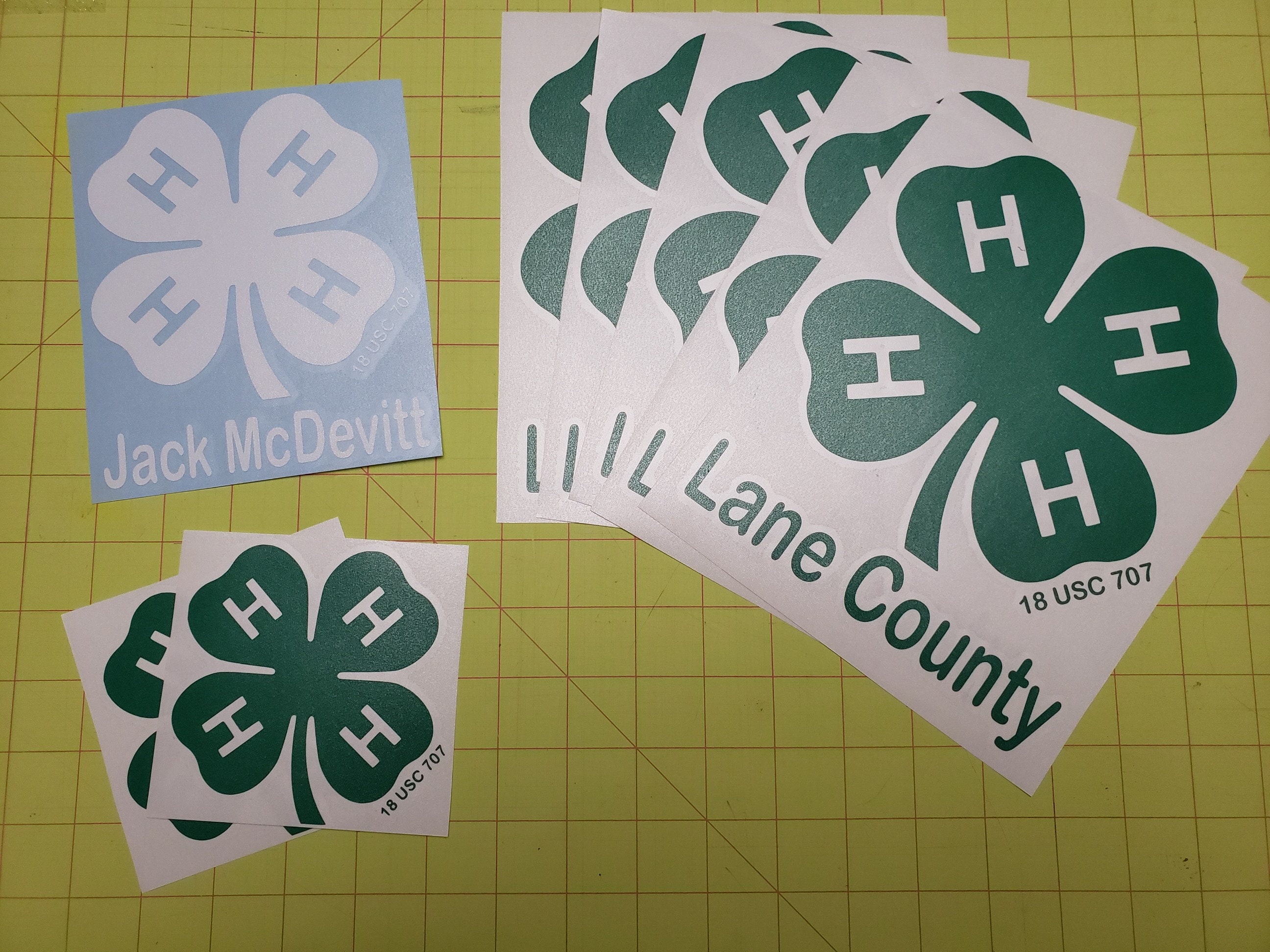 4-H Logo Decal - Etsy