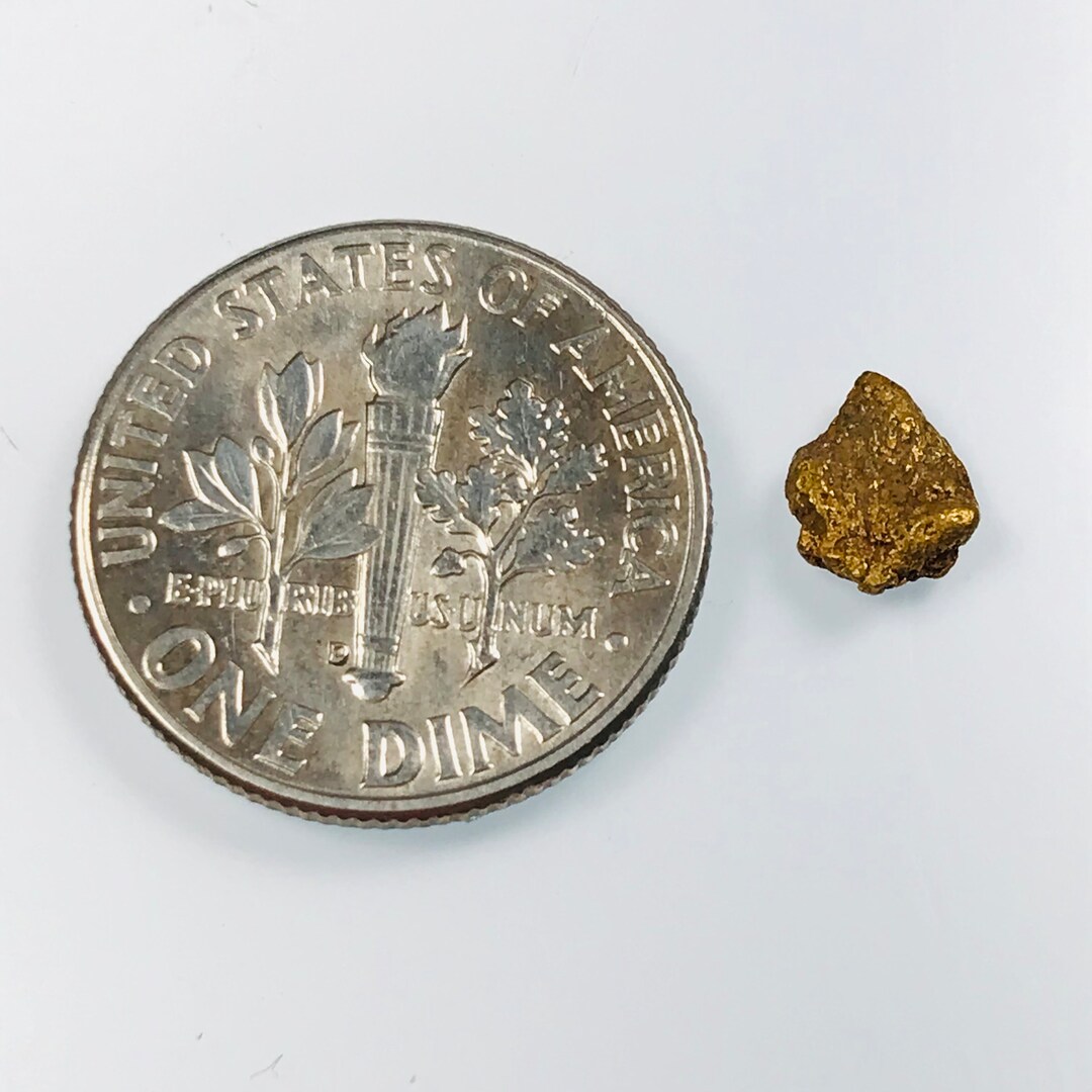 Natural California Gold Nugget / Micro Size 0.232 Grams / Gold - Etsy