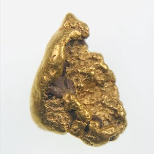 Natural California Gold Nugget / Micro Size 0.828 Grams / Gold Crystal ...