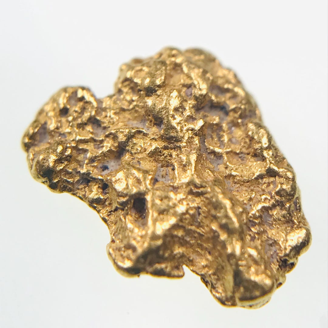 Natural California Gold Nugget / Micro Size 0.371 Grams / Gold Crystal ...