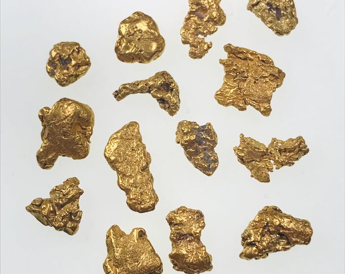 Natural California Gold Nugget / Micro Size 0.823 Grams / Gold Crystal ...