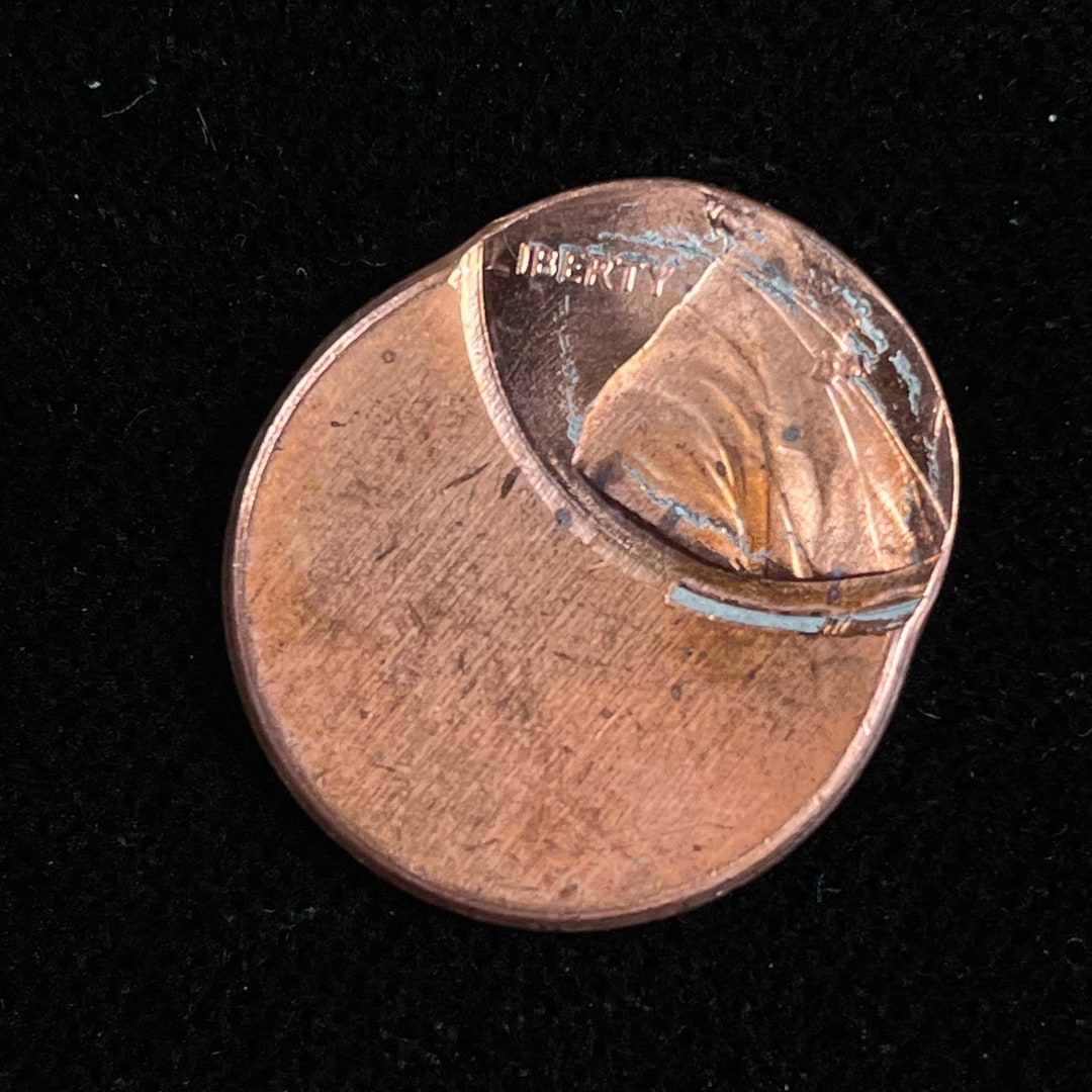 Mis-struck Penny Struck off Center Mint Error / C3050 - Etsy