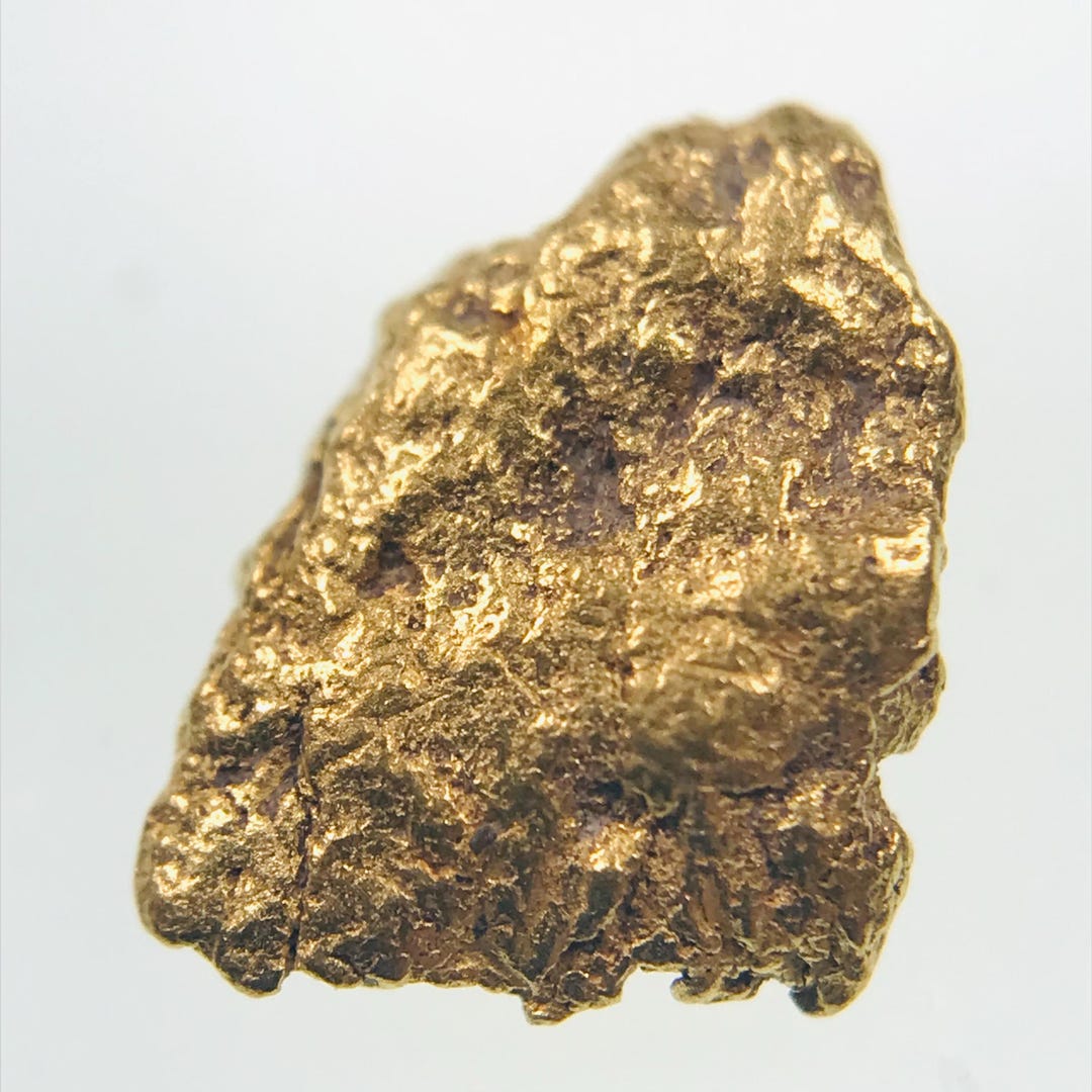 Natural California Gold Nugget / Micro Size 0.490 Grams / Gold Crystal ...
