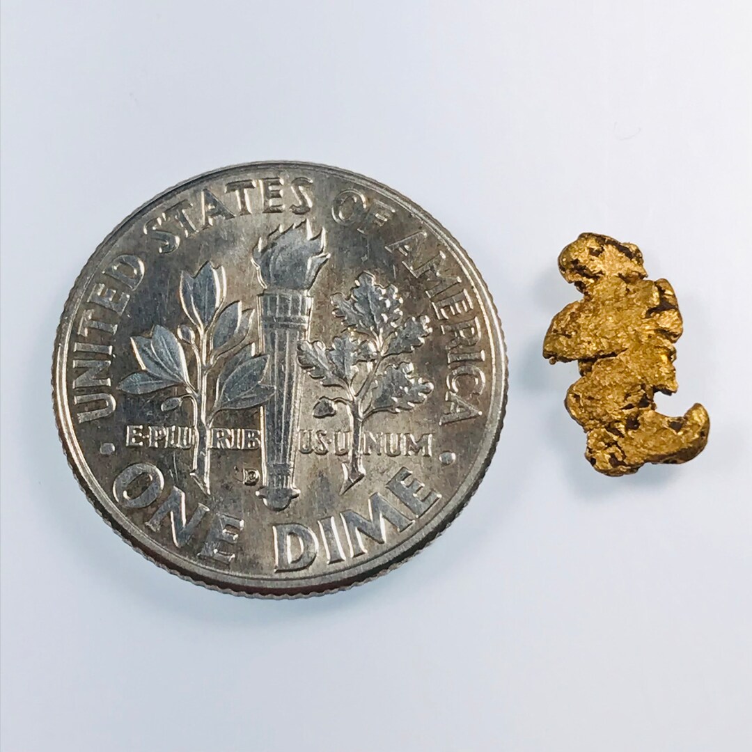 Natural California Gold Nugget / Micro Size 0.364 Grams / Gold - Etsy