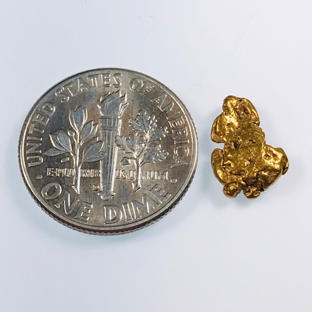 Natural California Gold Nugget / Micro Size 0.869 Grams / Gold - Etsy