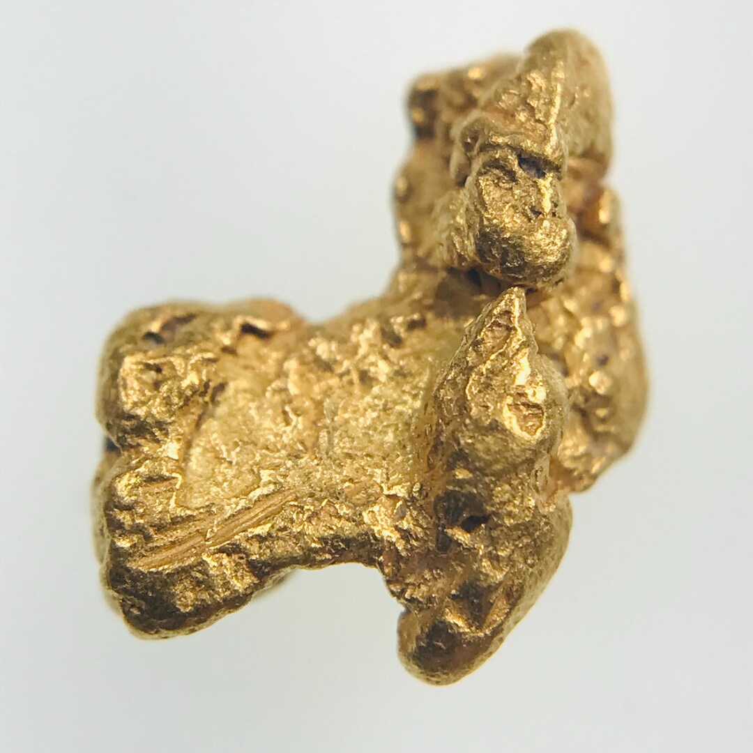 Natural California Gold Nugget / Micro Size 0.669 Grams / Gold Crystal ...