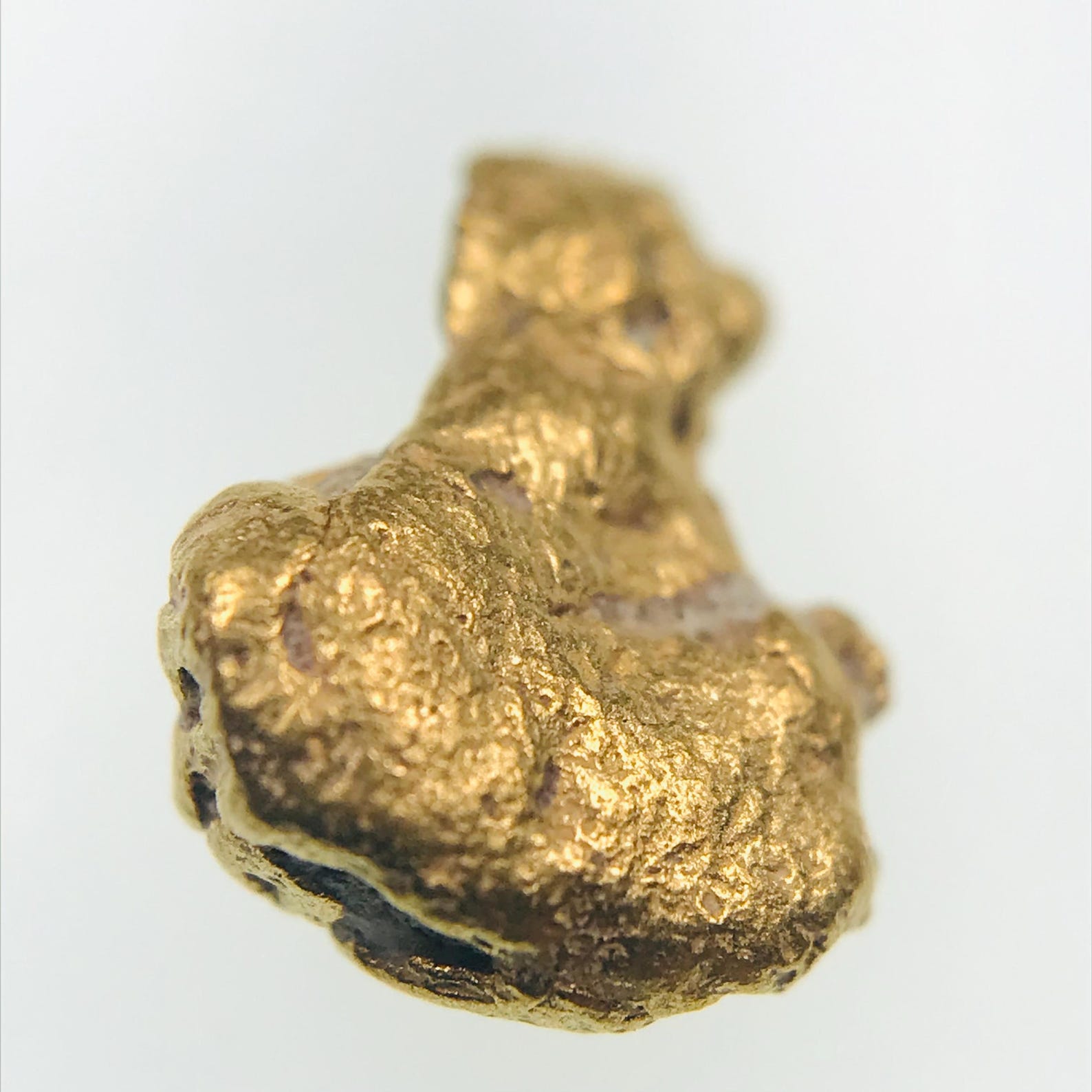 Natural California Gold Nugget / Micro Size 0.680 Grams / Gold Crystal ...