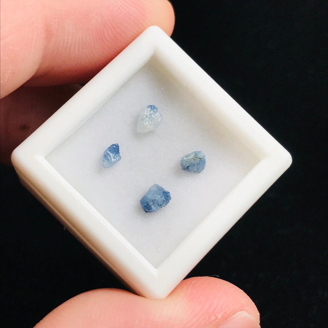 Benitoite Natural Rough Crystals / Genuine From California / Worlds ...