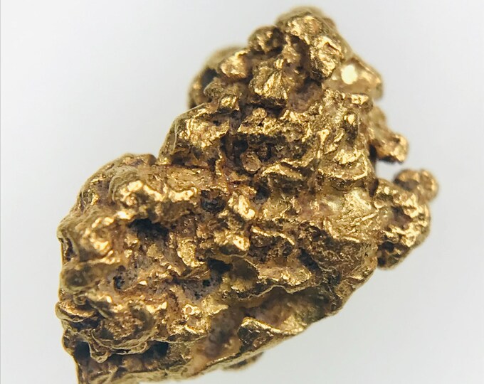 Natural California Gold Nugget / Micro Size 0.374 Grams / Gold Crystal ...