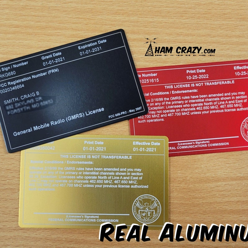 Ham Radio Id Card - Etsy