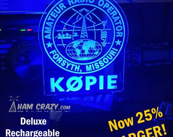 Ham Radio Lighted on Air Callsign Display LED Amateur Radio Operator ...