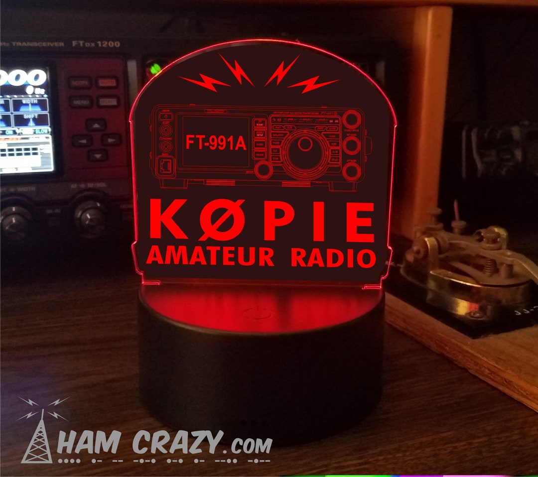 Yaesu FT-991A Lighted Ham Radio Callsign Display LED Amateur - Etsy