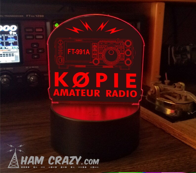 Yaesu FT-991A Lighted Ham Radio Callsign Display LED Amateur | Etsy