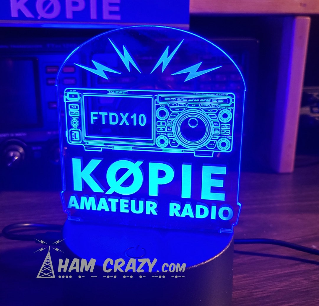 Yaesu FTDX-10 Lighted Ham Radio Callsign Display LED Amateur - Etsy