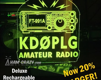 Ham Radio Lighted on Air Callsign Display LED Amateur Radio Operator ...