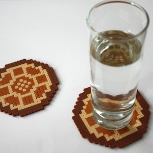 White Lotus Pai Sho Coaster Perler Hama Beads Avatar the Last Airbender ...