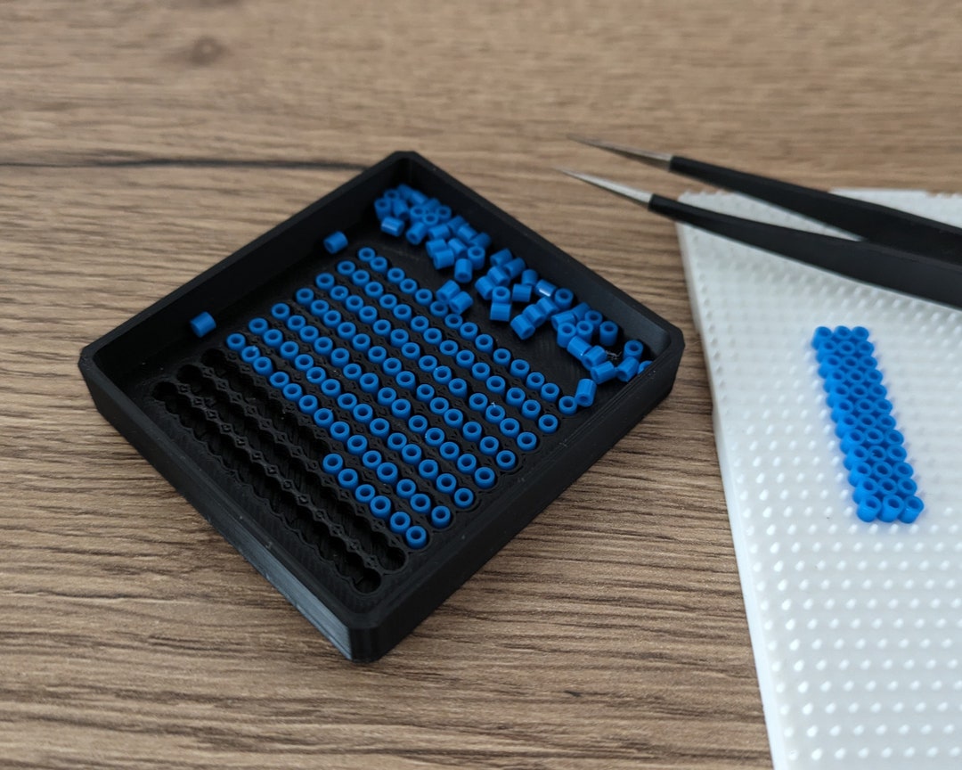 Mini Fuse Beads Picking Tray // Perler Bead Placing Tool and Stackable ...