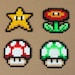 Super Mario Items Perler Hama Bead Figures - Etsy