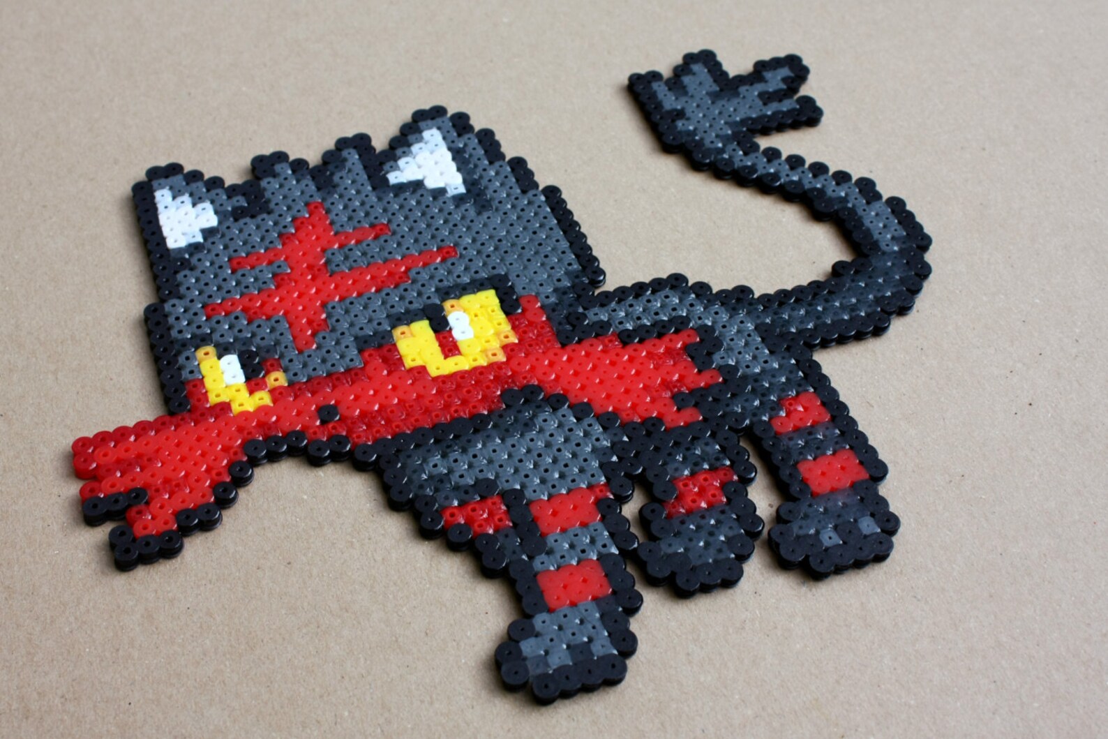 Litten Pokemon From Perler and Hama Beads Wall Decoration - Etsy