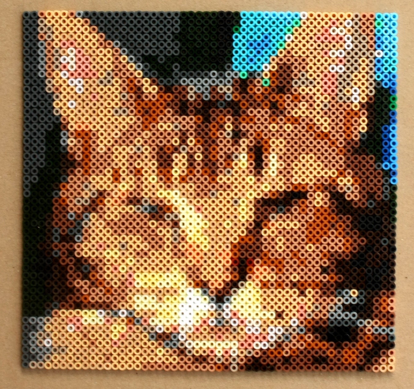 Custom Perler Portrait Your Own Personalized Pixelated Photo Pixel Art ...