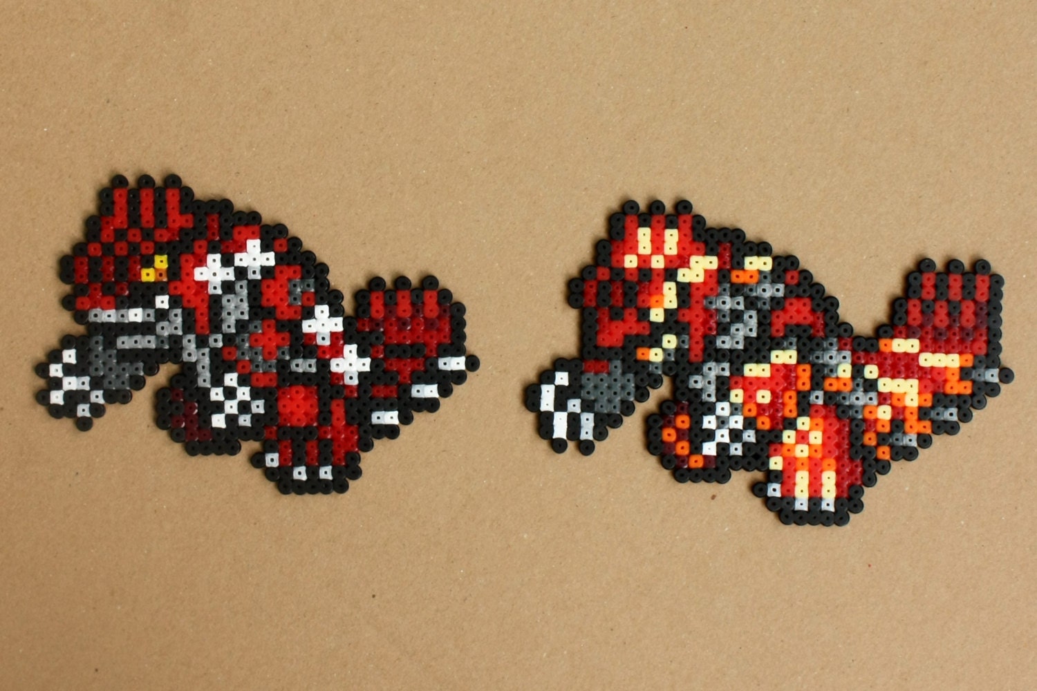 Pokemon Perler Legendary Dogs