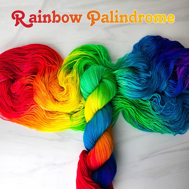 Rainbow Yarn - Etsy