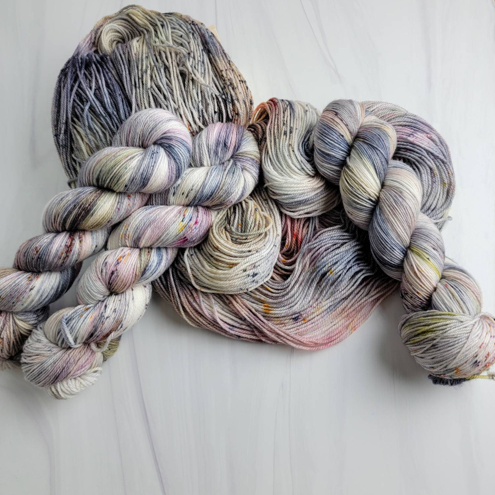 Pebbles in the Sand Hand Dyed Variegated Yarn Fingering to | Etsy