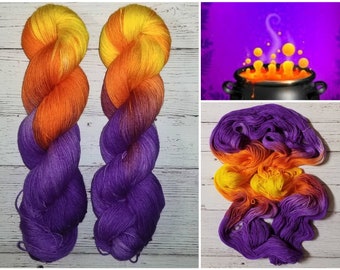 Purple Variegated Yarn | Etsy