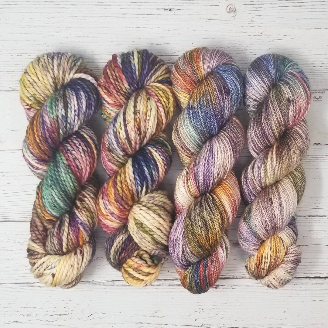 Baroque - Hand Dyed Deconstructed Variegated Yarn - Lace Fingering ...