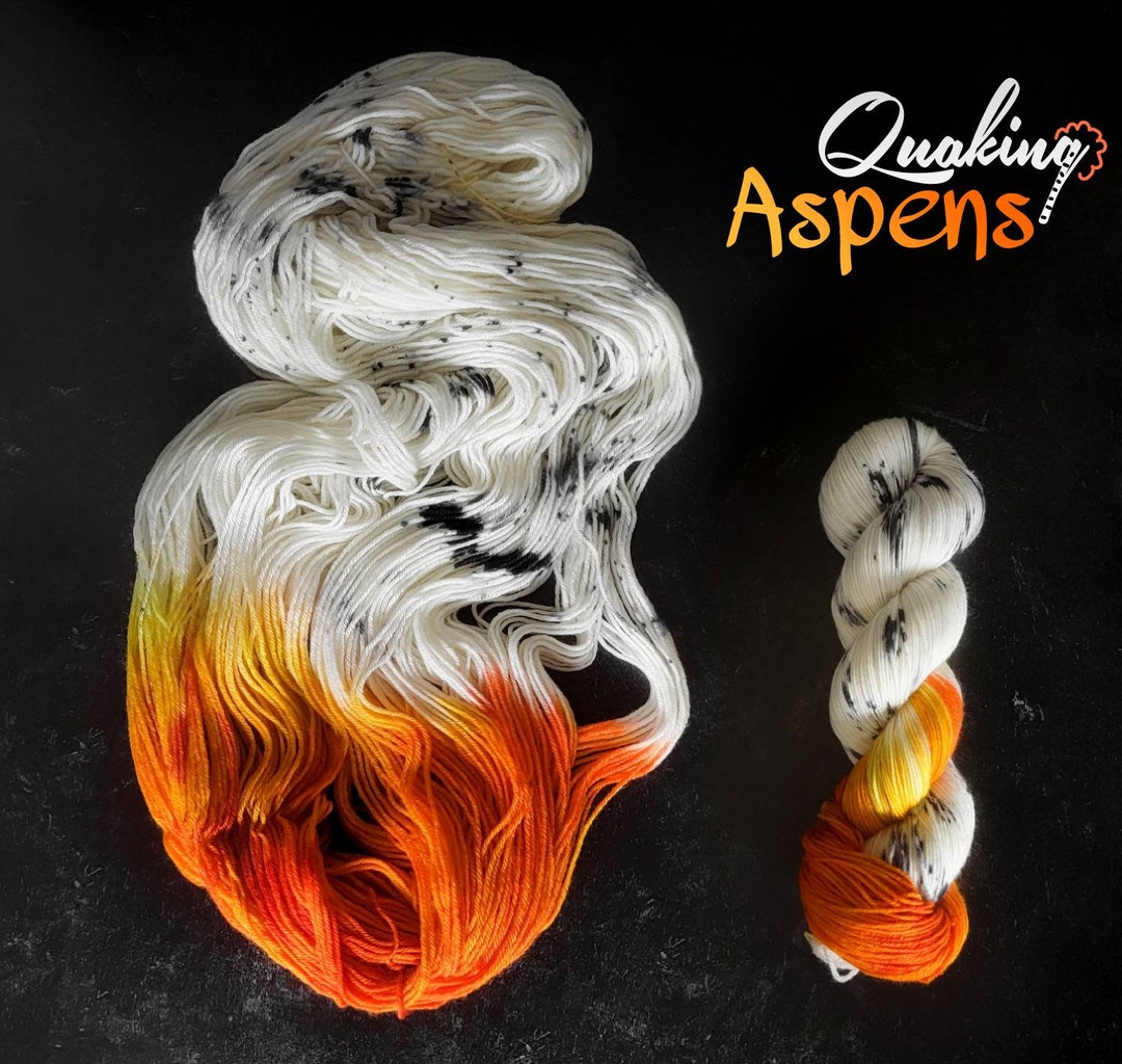 Quaking Aspens - Hand Dyed Variegated Yarn - Fingering to Worsted ...