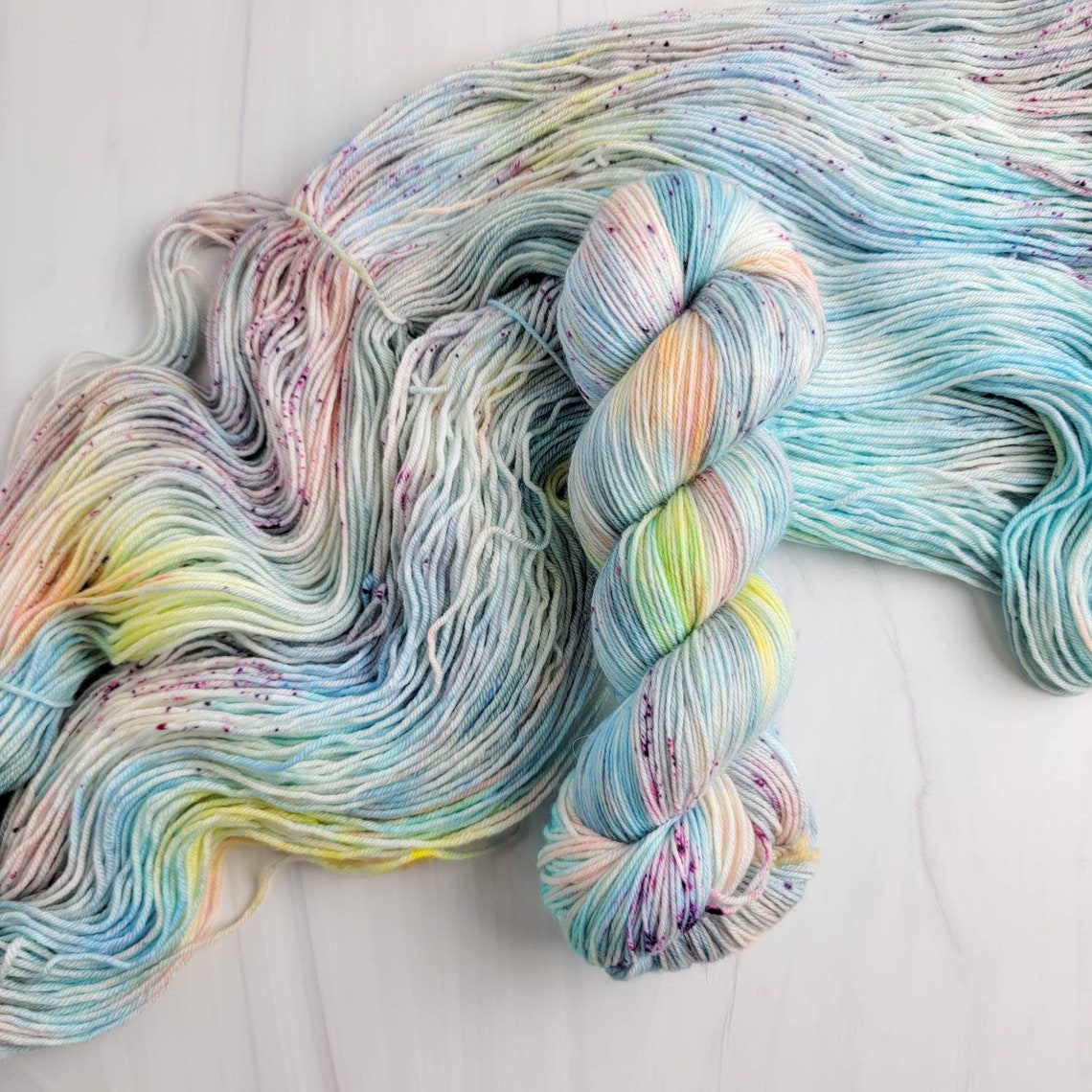 Eos Hand Dyed Variegated Yarn Lace Fingering Sport Dk - Etsy