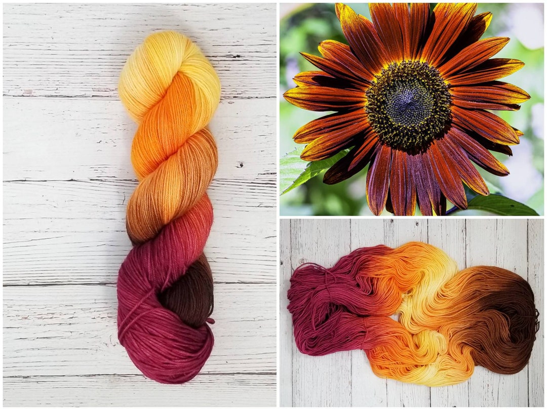 Chase the Light - Hand Dyed Yarn - Fingering to Worsted Weight Choose ...