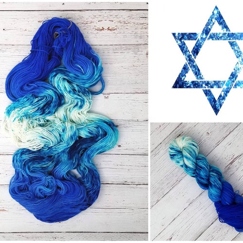 Chase the Light Hand Dyed Yarn Fingering to Worsted Weight - Etsy