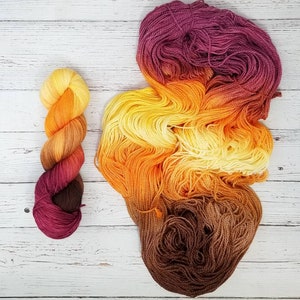 Chase the Light - Hand Dyed Yarn - Fingering to Worsted Weight Choose ...