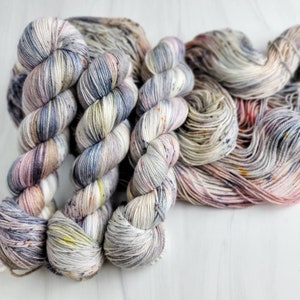 Pebbles in the Sand- Hand Dyed Variegated Yarn - Fingering to Worsted ...