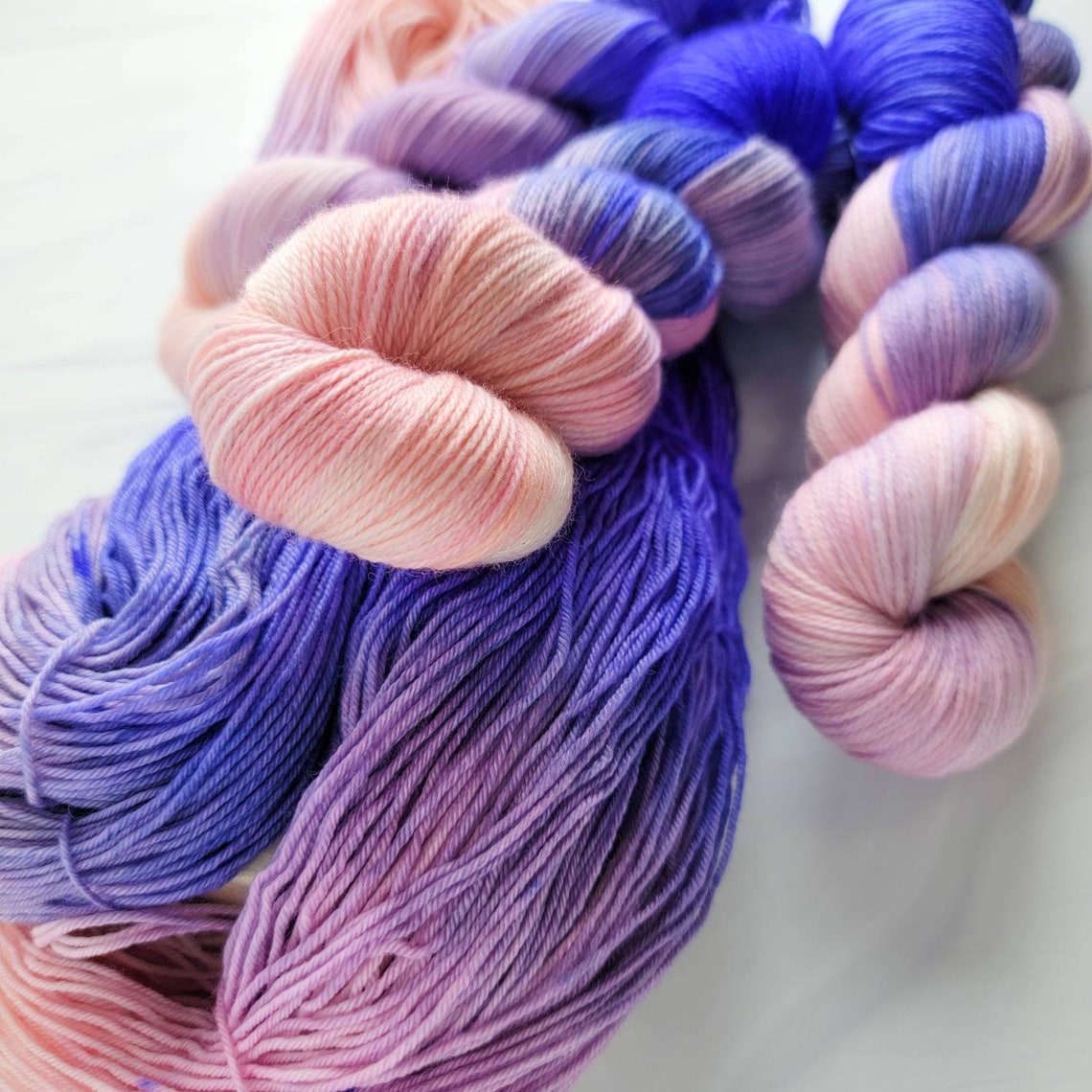 Living Mirage- Hand Dyed Speckled Variegated Yarn - Lace Fingering ...