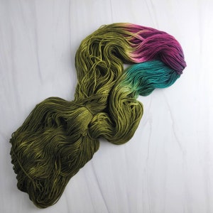 Variegated Assigned Pooling Yarn Hand Dyed - Lichen Creek - Fingering ...