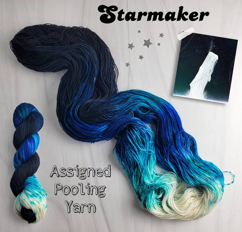 Starmaker - Hand Dyed Assigned Pooling Yarn - Dyed to Order Choose Your ...